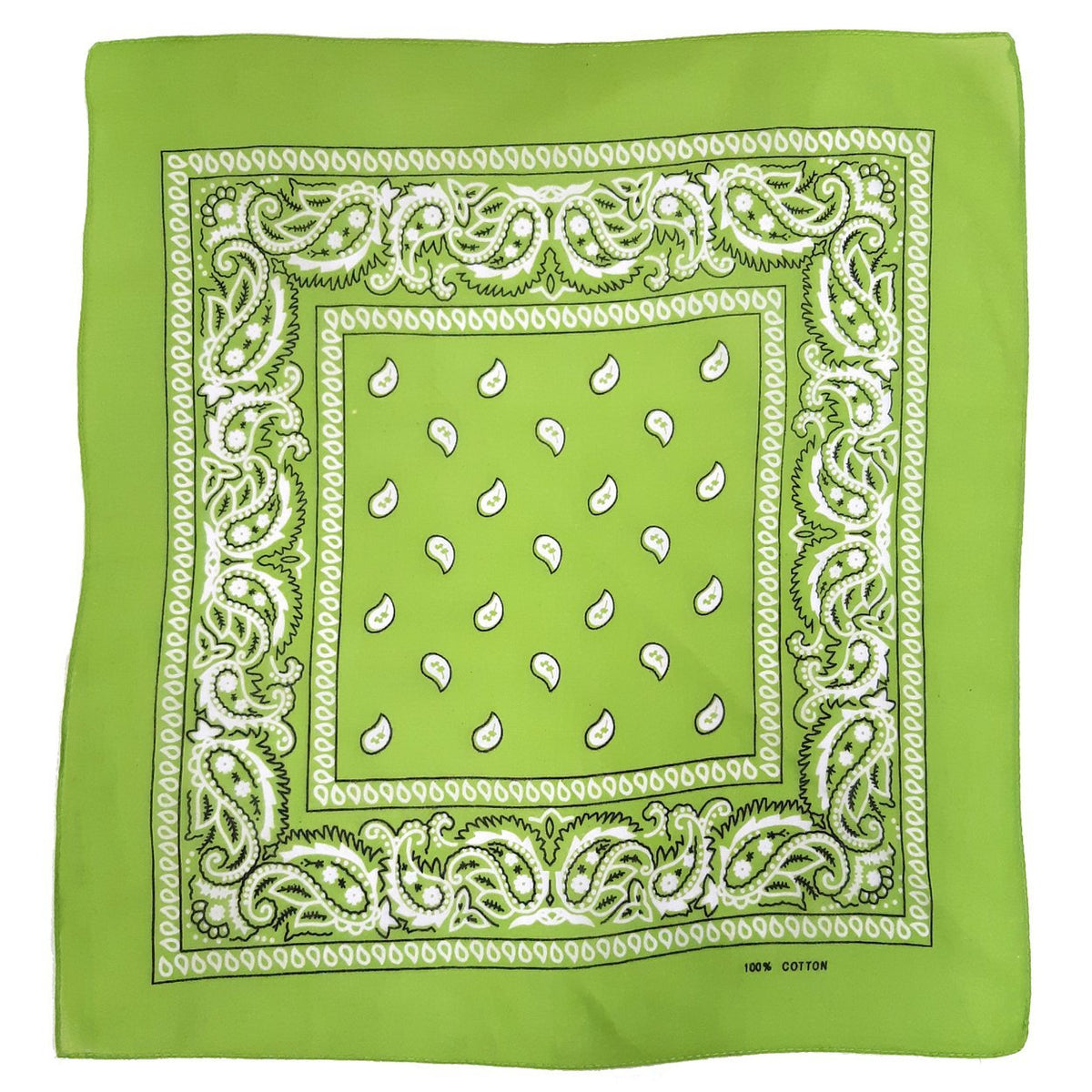 Green Paisley Bandana – Bandana Shop
