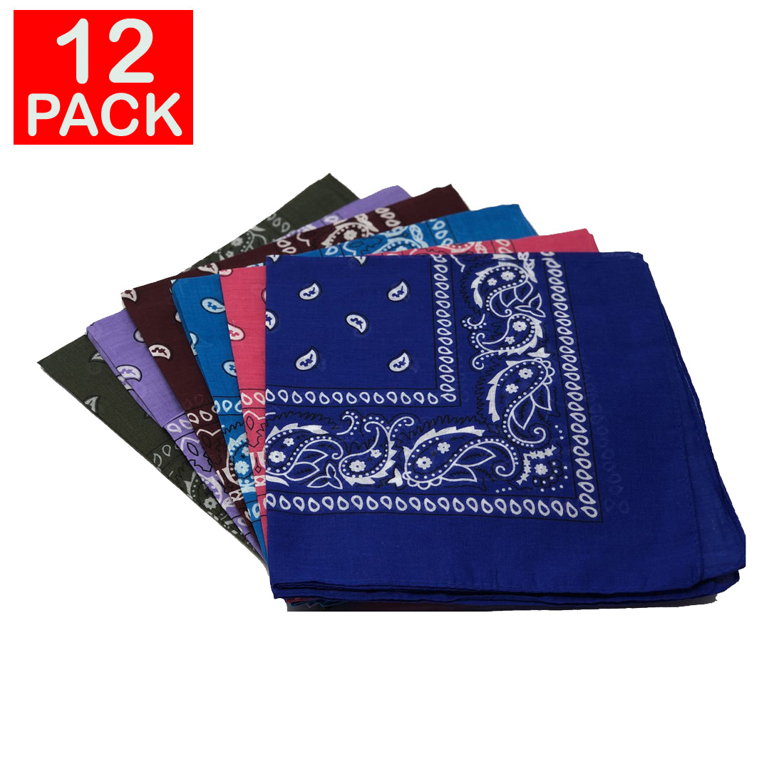 Assorted Bandanas (pack of 12) – Bandana Shop